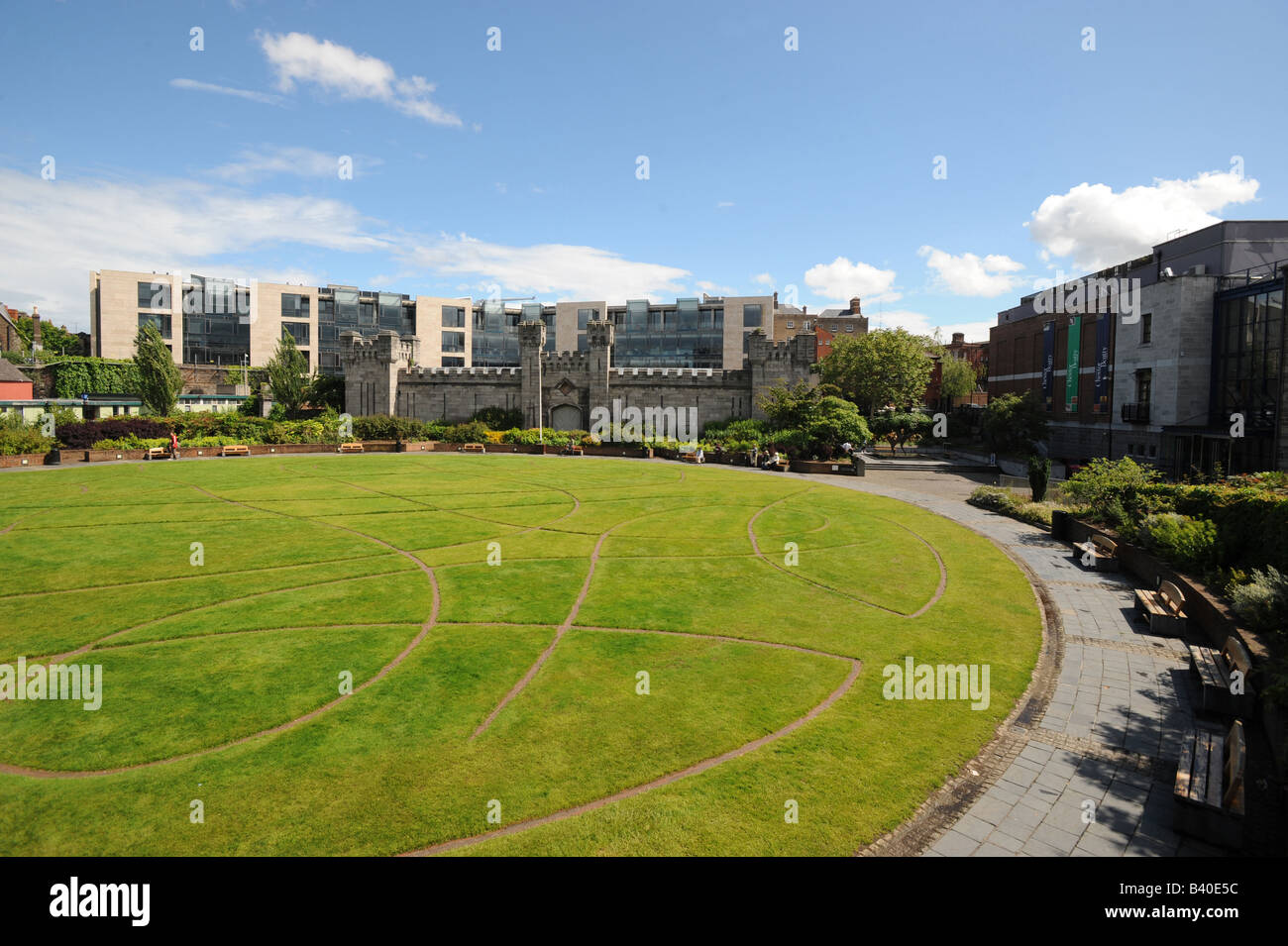 Chester Beatty library and gardens at Dublin Castle Dublin Ireland ...