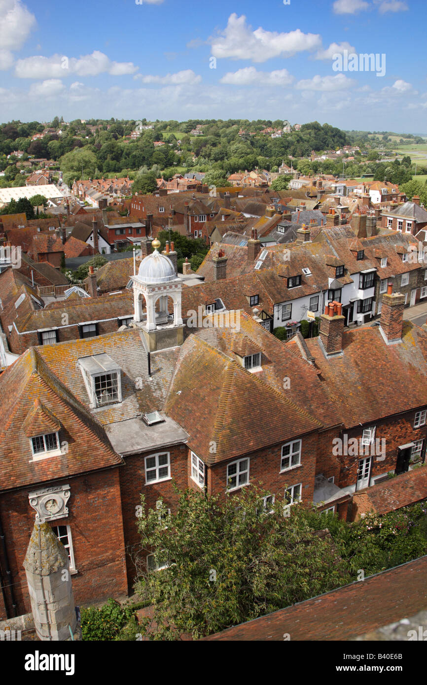 Church tower rye town hi-res stock photography and images - Alamy
