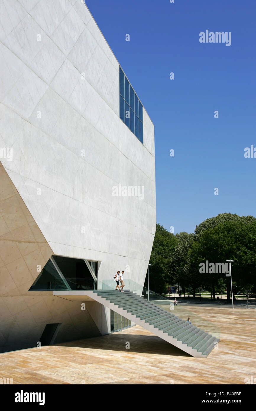 Casa da Música, major concert hall space in Porto, Portugal Stock Photo ...