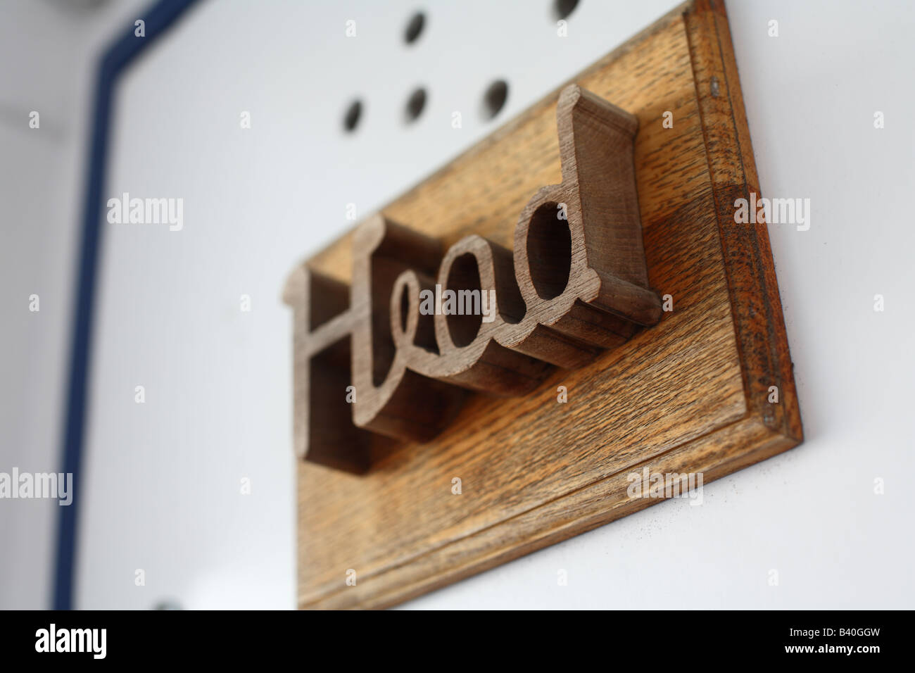 Head sign for boat bathroom Stock Photo - Alamy