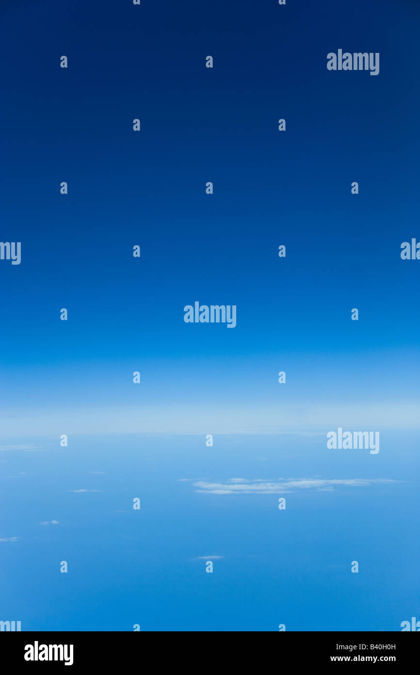 Aerial view of the horizon from an airplane Stock Photo - Alamy