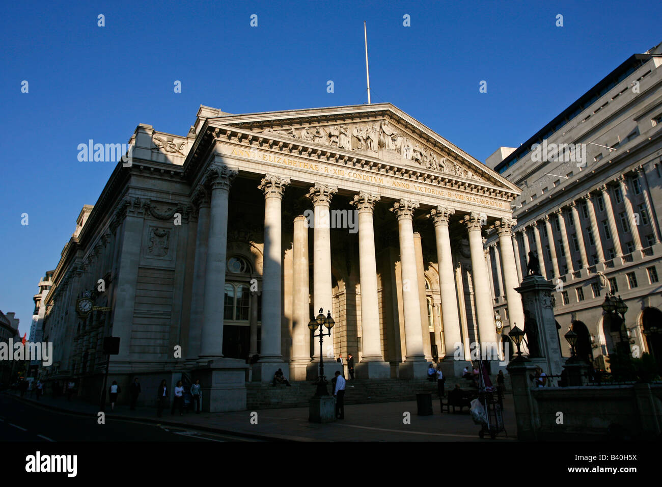 Royal Exchange London England UK Stock Photo - Alamy