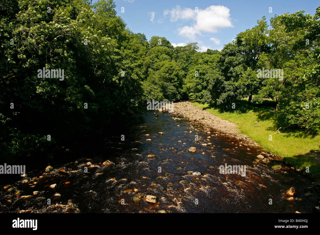 River Irthing near Gilsland Cumbria England UK Stock Photo - Alamy