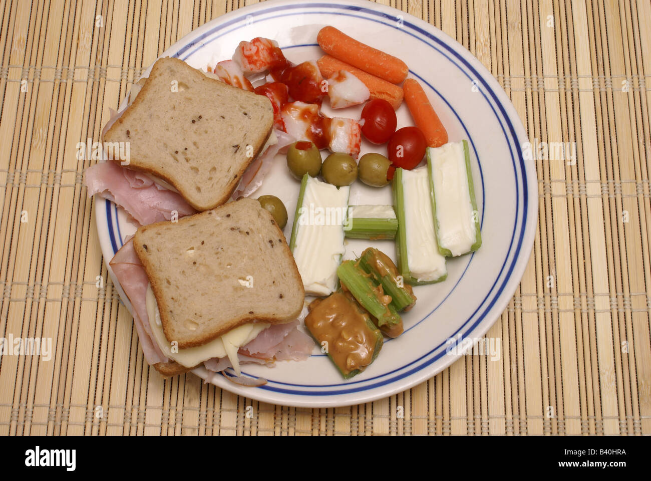 Well balanced diet meal hi-res stock photography and images - Alamy