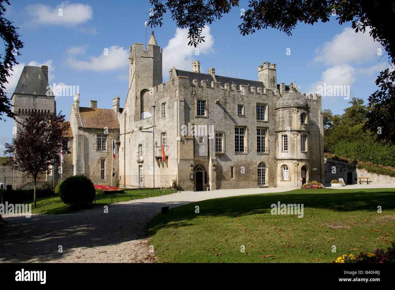 Château de Creully Stock Photo - Alamy