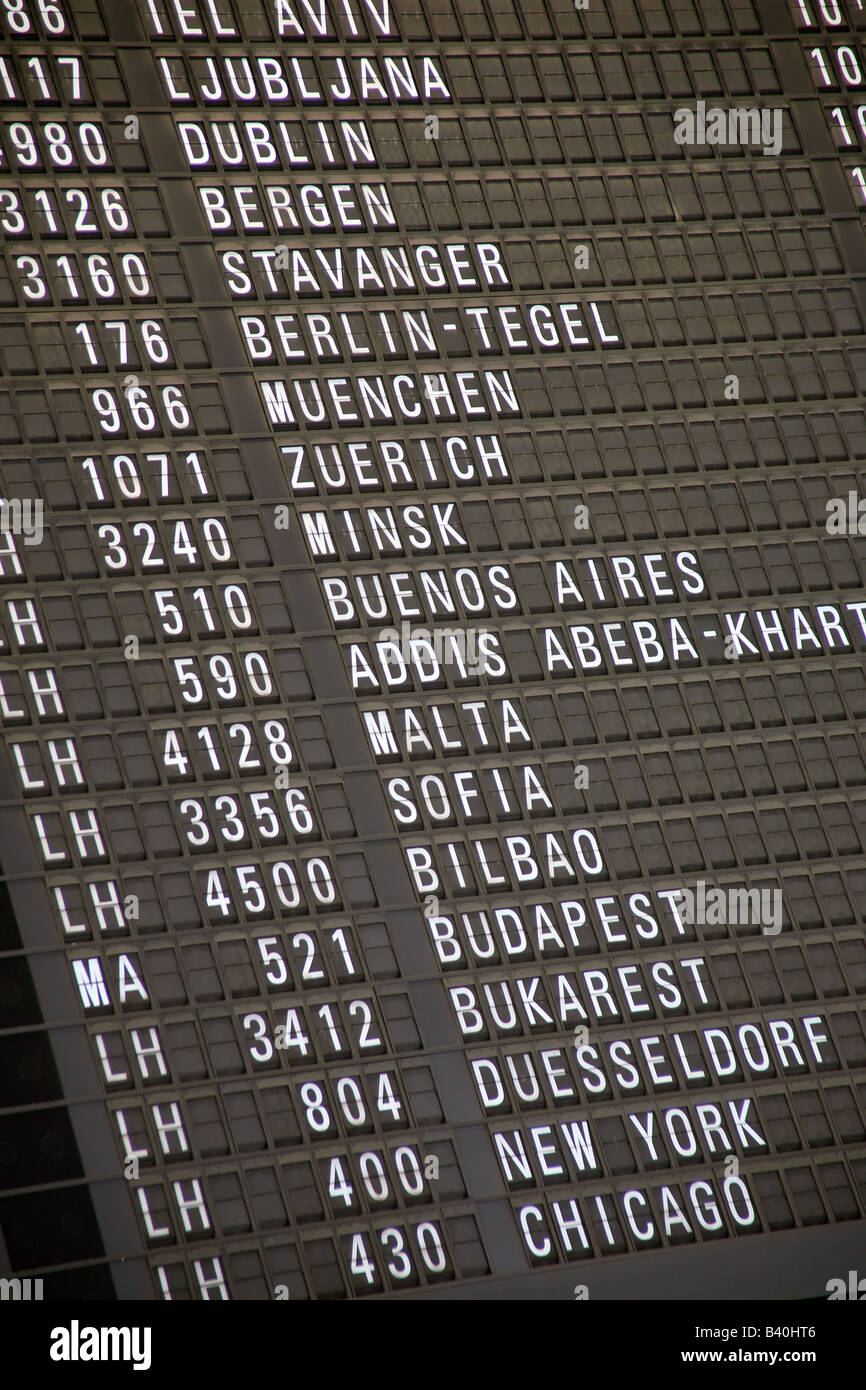 flight plan;flight schedule Stock Photo - Alamy
