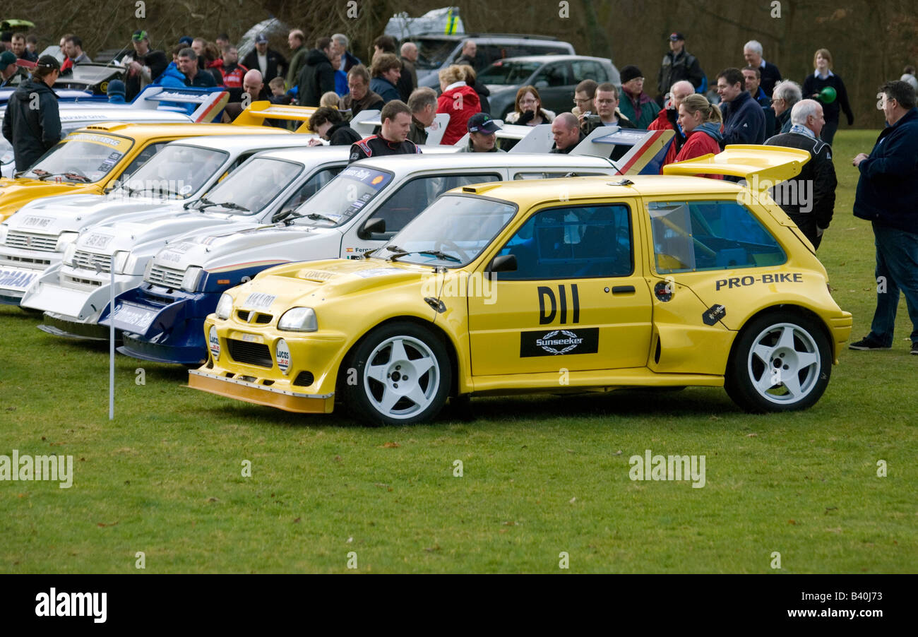 Metro 6R4 Rally Car Collection Stock Photo - Alamy