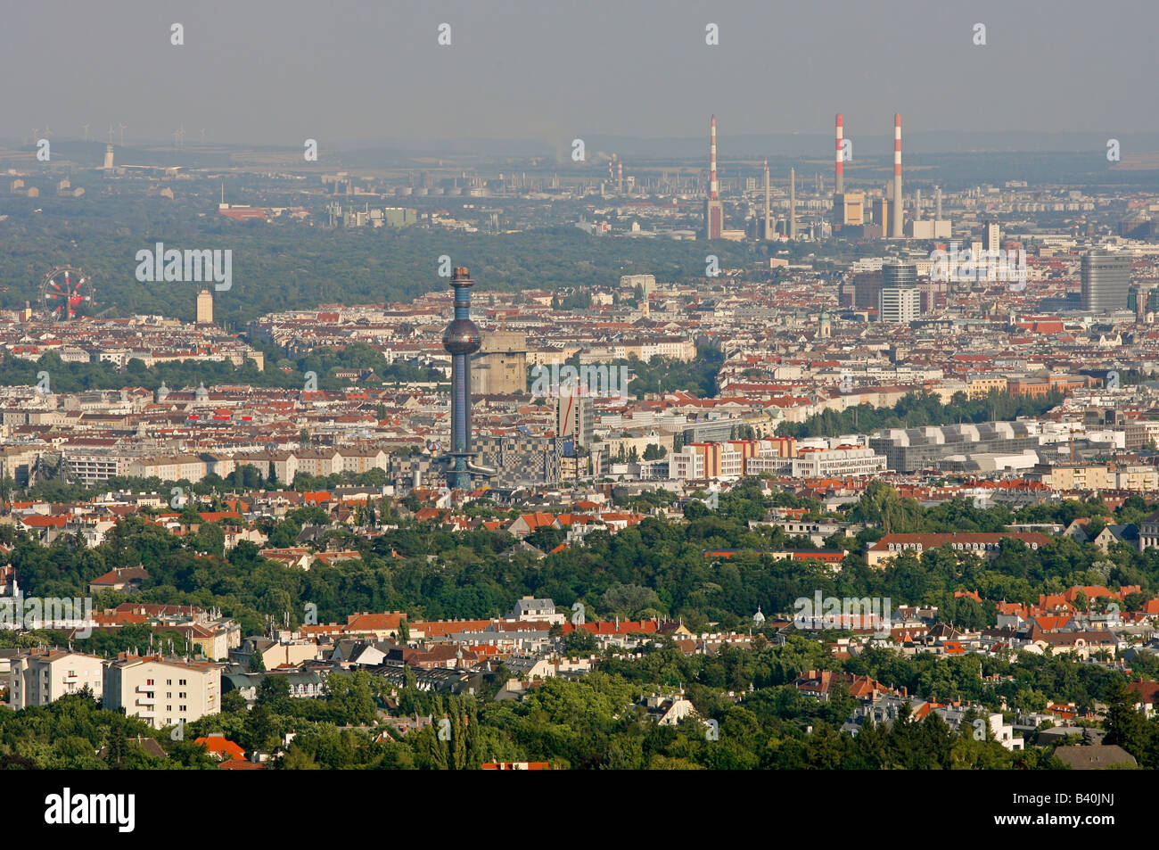 Vienna viewed from above Austria Stock Photo - Alamy