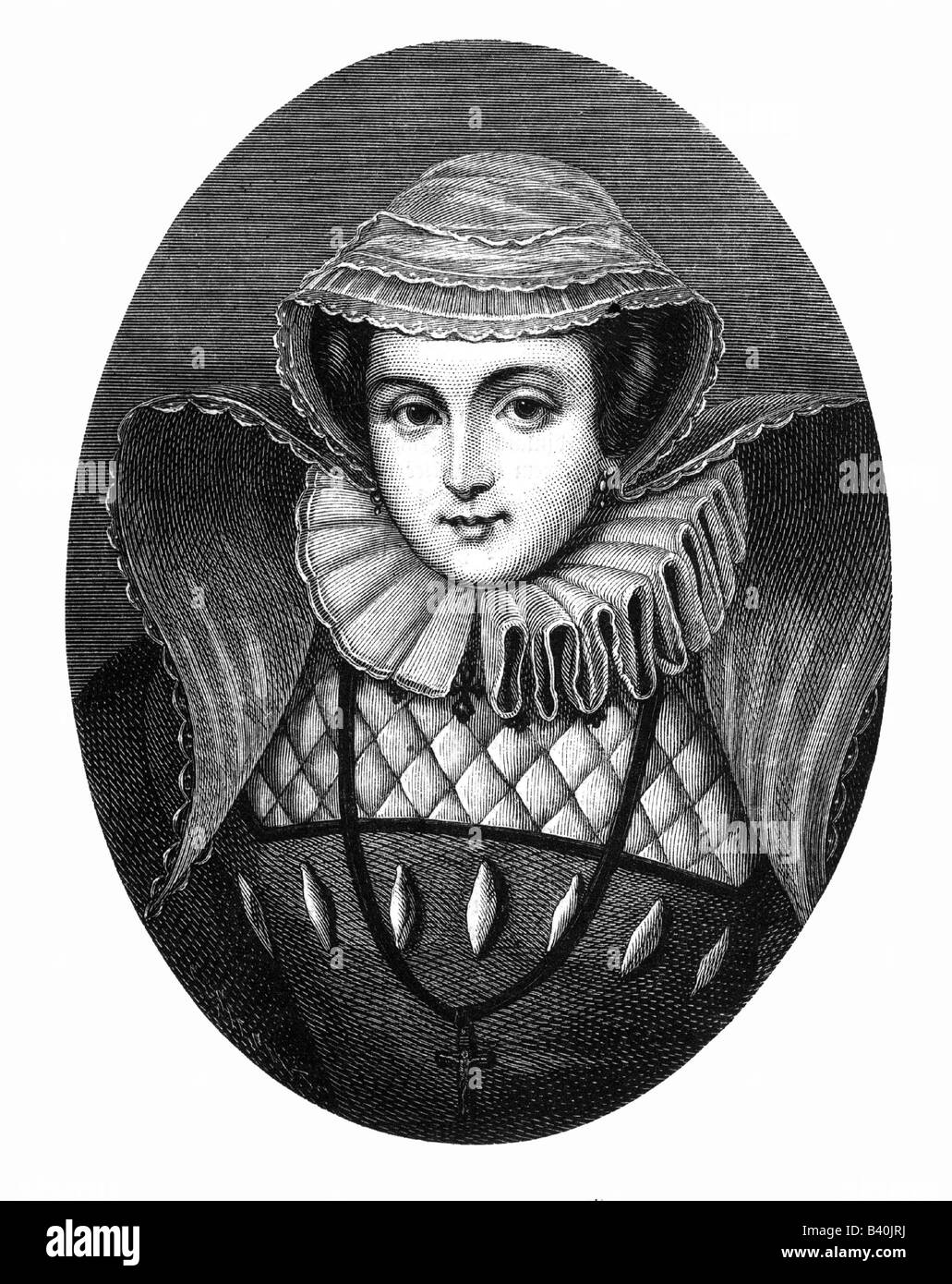 Mary queen of scots 1587 Black and White Stock Photos & Images - Alamy