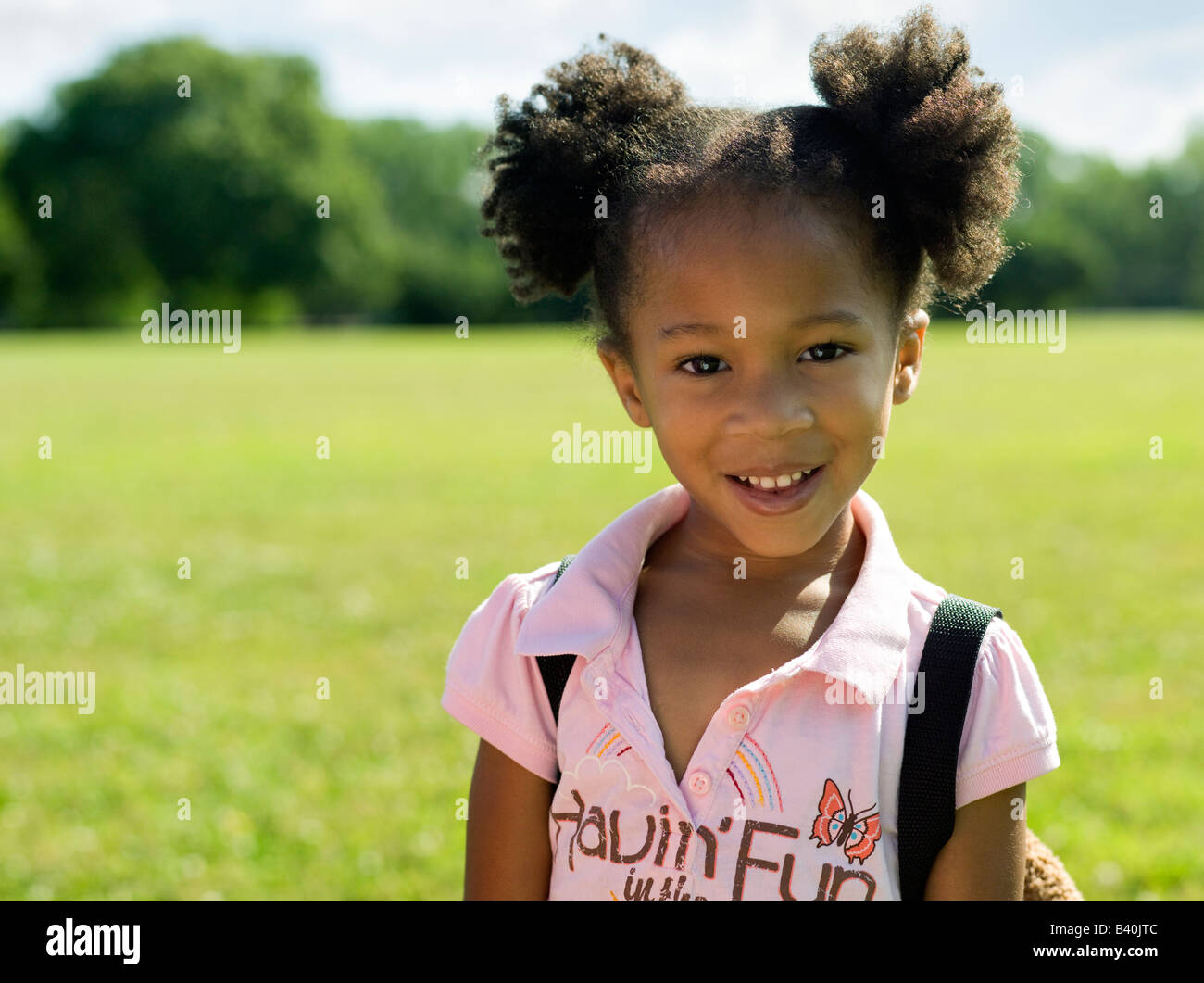 Person pigtails portrait school hi-res stock photography and images - Alamy