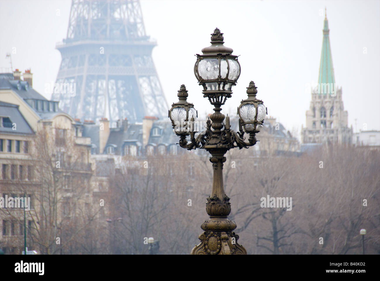 Vintage lamp post eiffel hi-res stock photography and images - Alamy