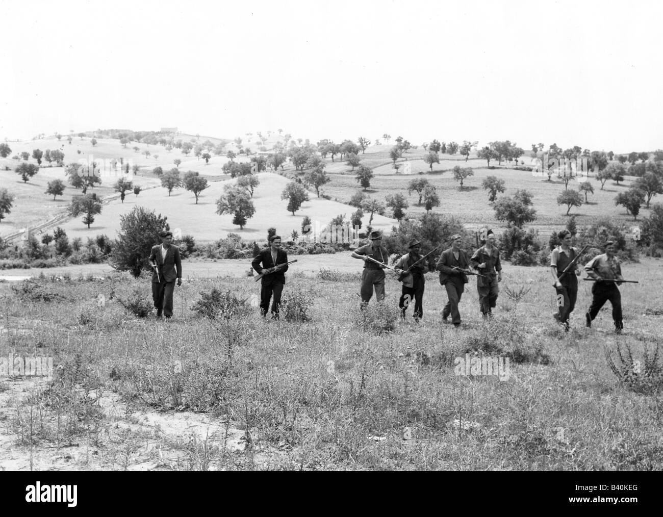 events, Second World War / WWII, Italy, partisan warfare, a guerilla ...