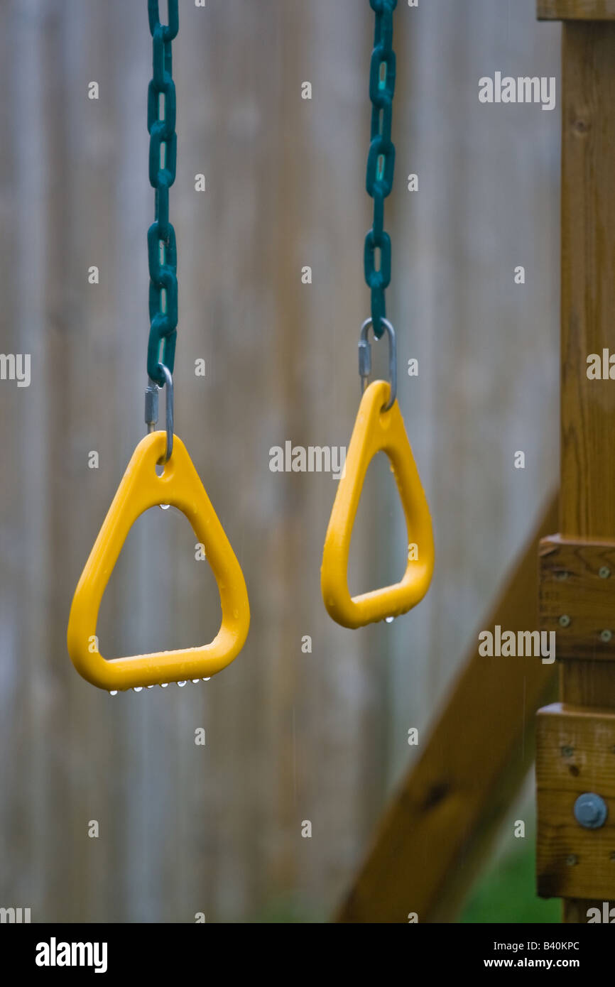 Playground rings hi-res stock photography and images - Alamy