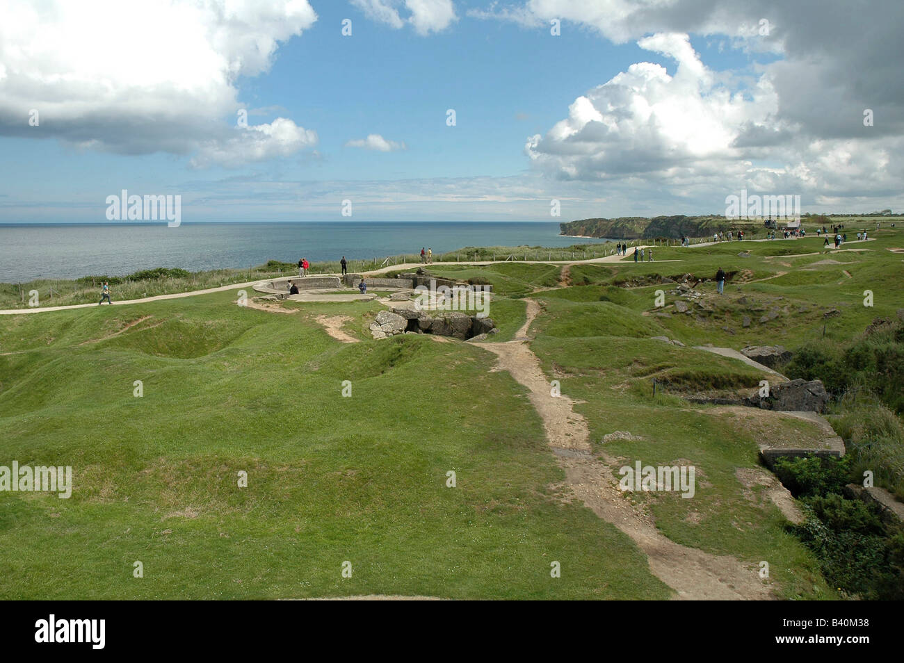 Pointe du Hoc Normandy Stock Photo - Alamy