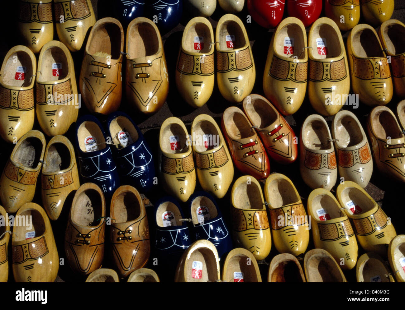 geography / travel, Netherlands, island of Texel, wooden shoes for sale ...