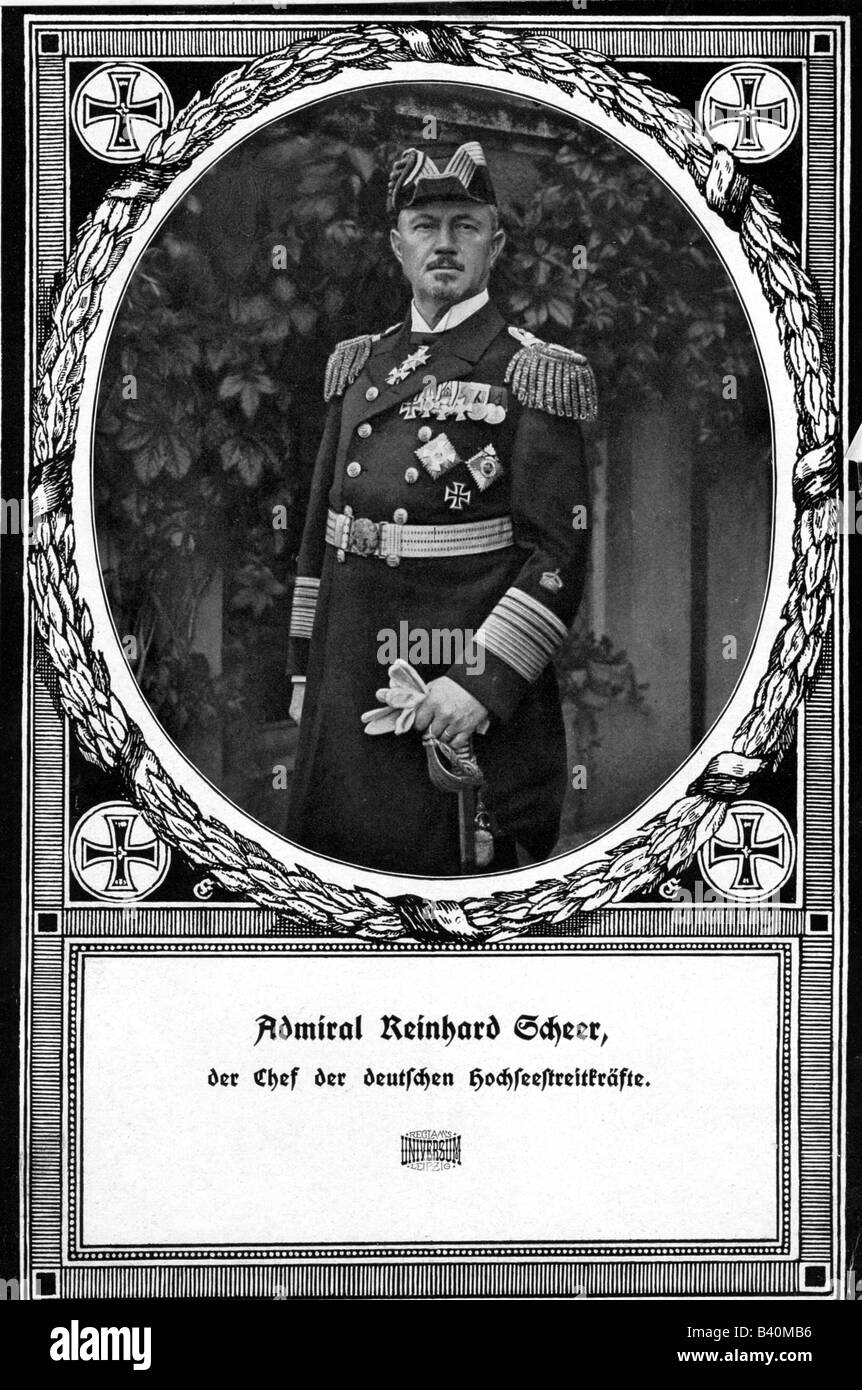 Admiral scheer hi-res stock photography and images - Alamy