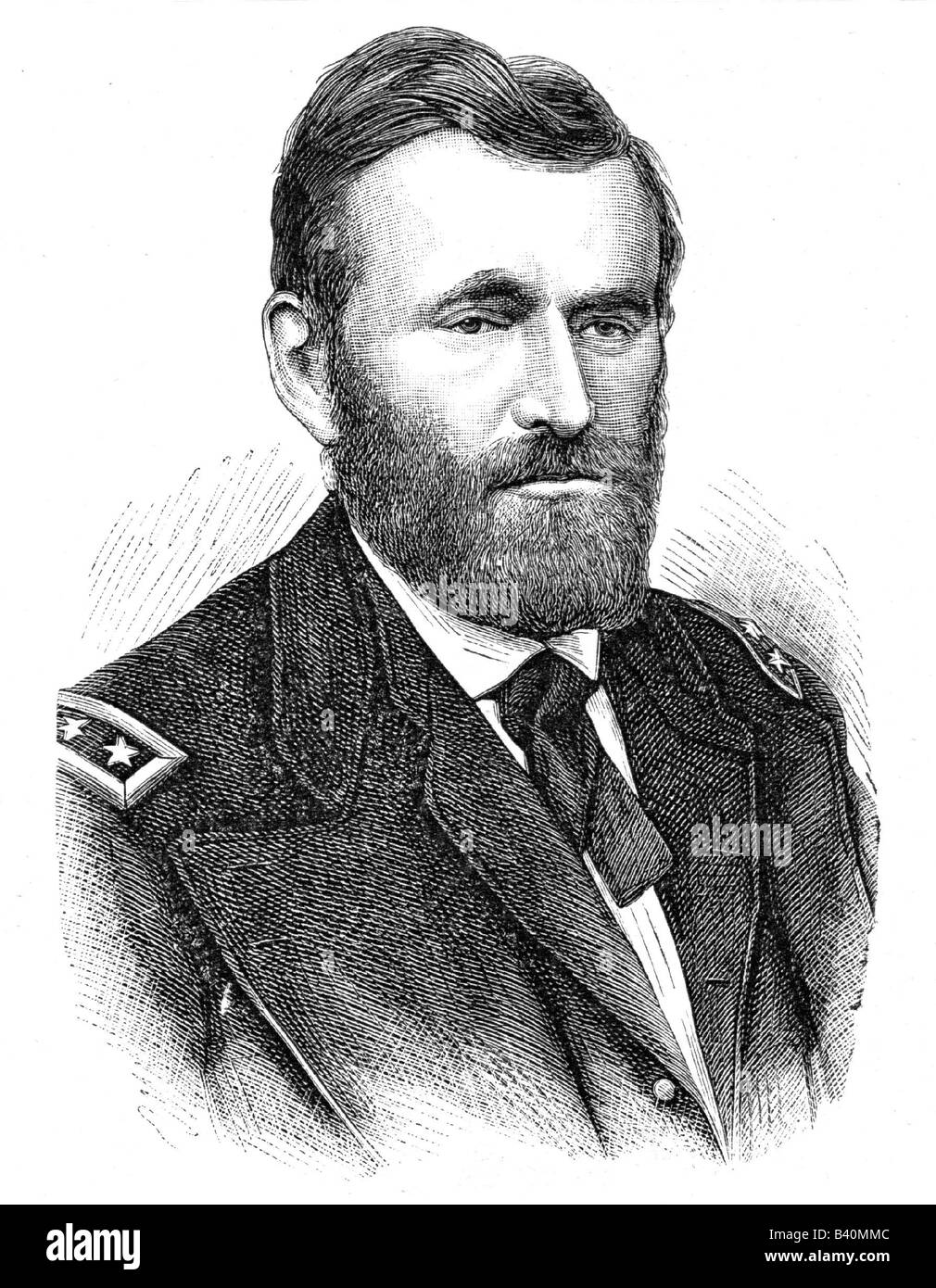 Ulysses s grant portrait hi-res stock photography and images - Alamy
