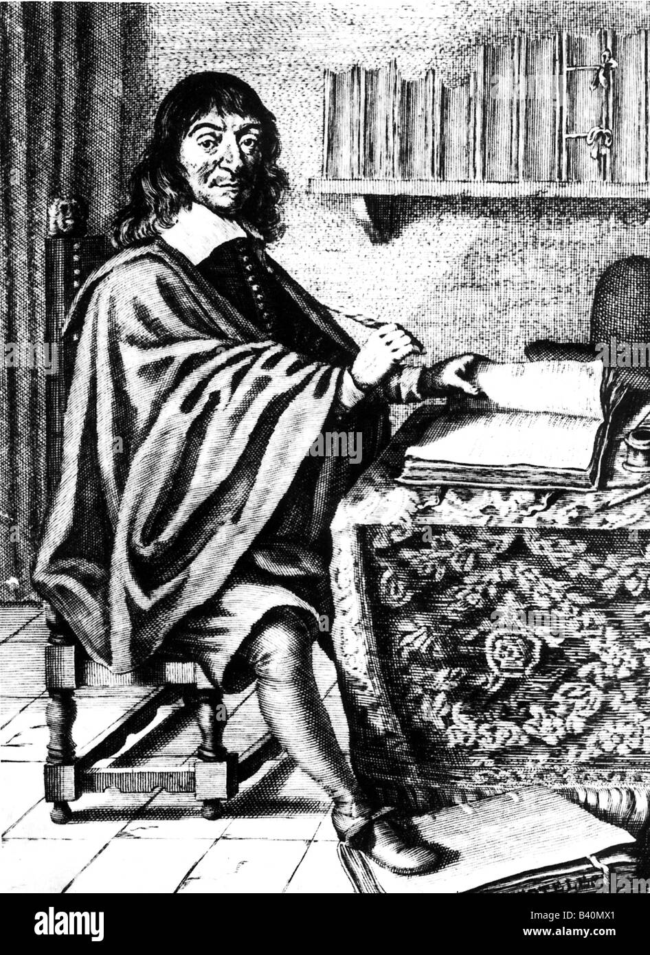 Rene descartes engraving hi-res stock photography and images - Alamy