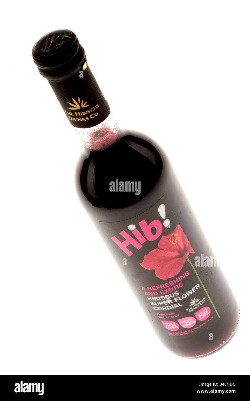 Hibiscus Super Flower Cordial Stock Photo - Alamy