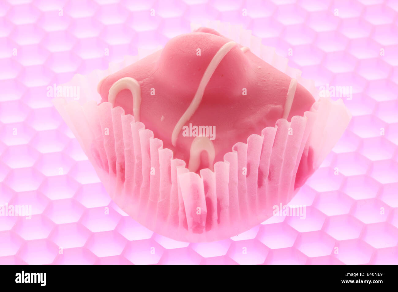 Strawberry French Fancy Stock Photo - Alamy