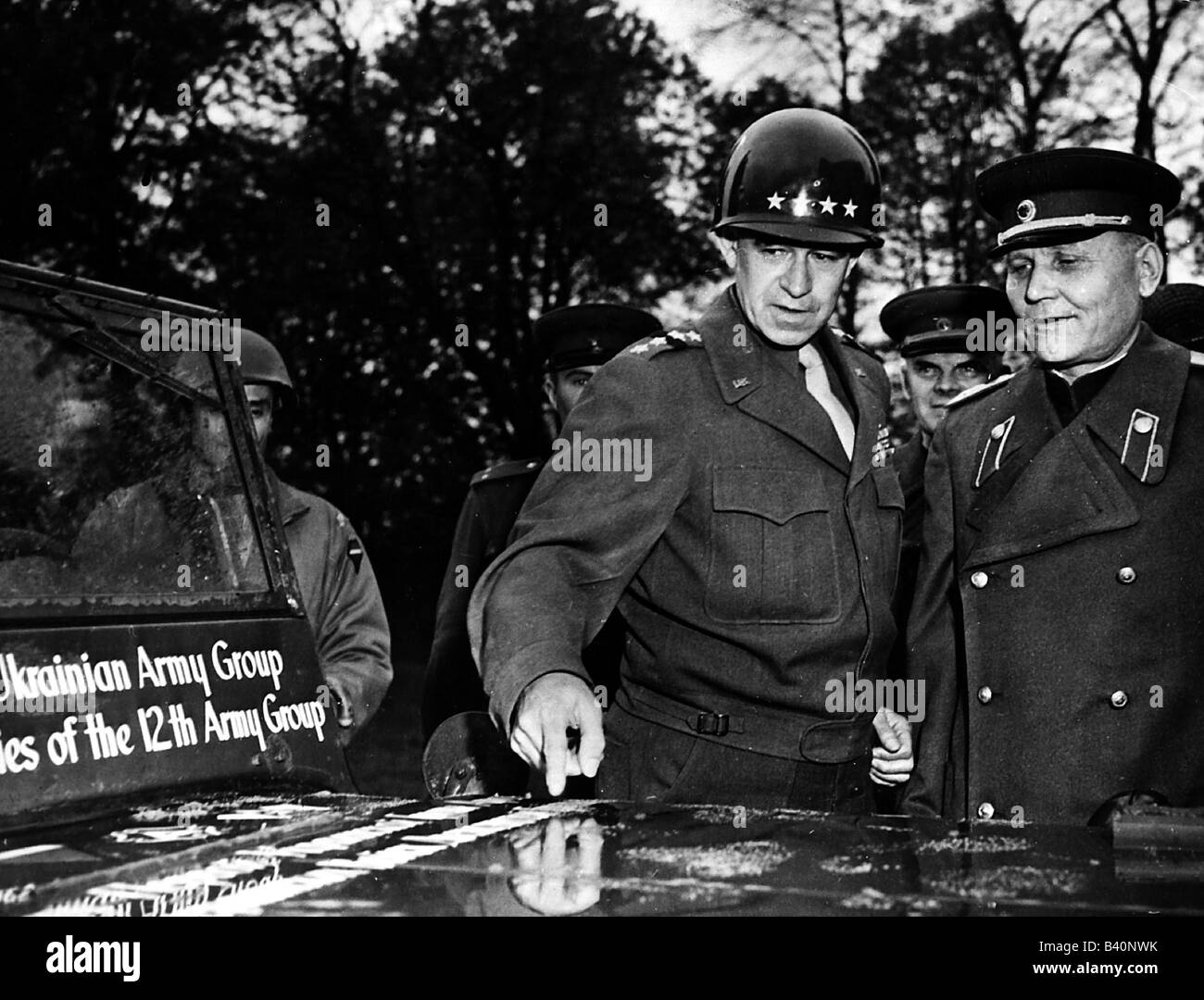 events, Second World War / WWII, Germany, Torgau on the Elbe, meeting ...