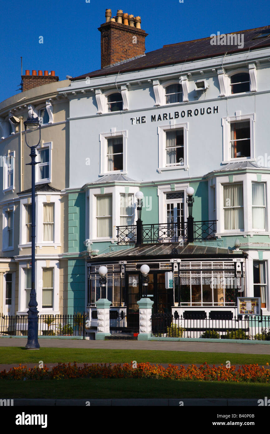 Hotels on the Seafront Llandudno Wales Stock Photo - Alamy