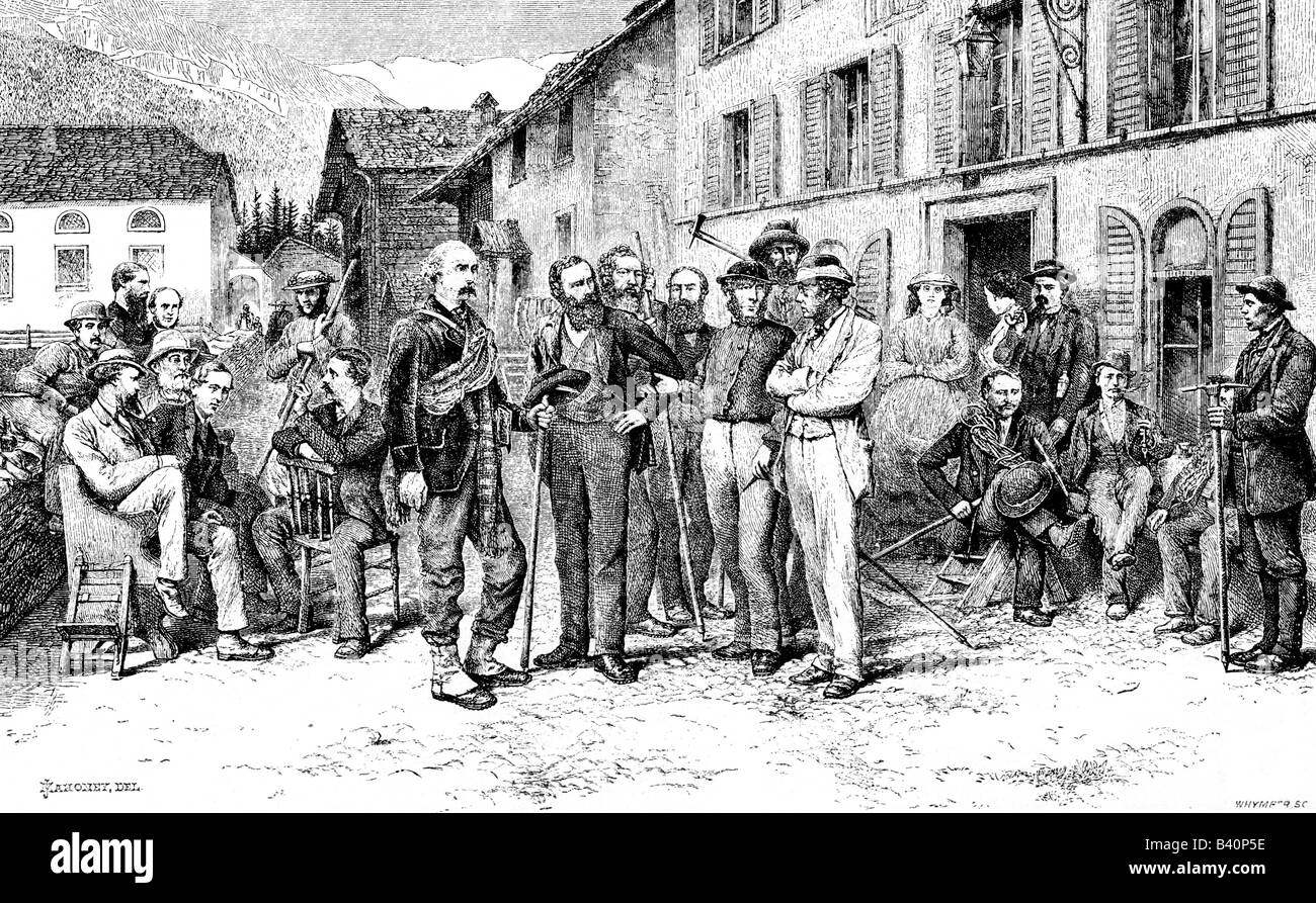 Alpine club 1857 hi-res stock photography and images - Alamy