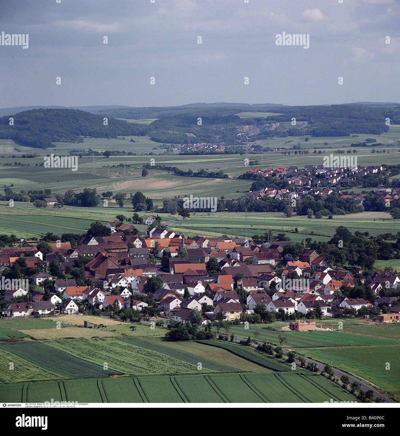 geography / travel, Germany, Hesse, typical landscape, landscapes, view ...