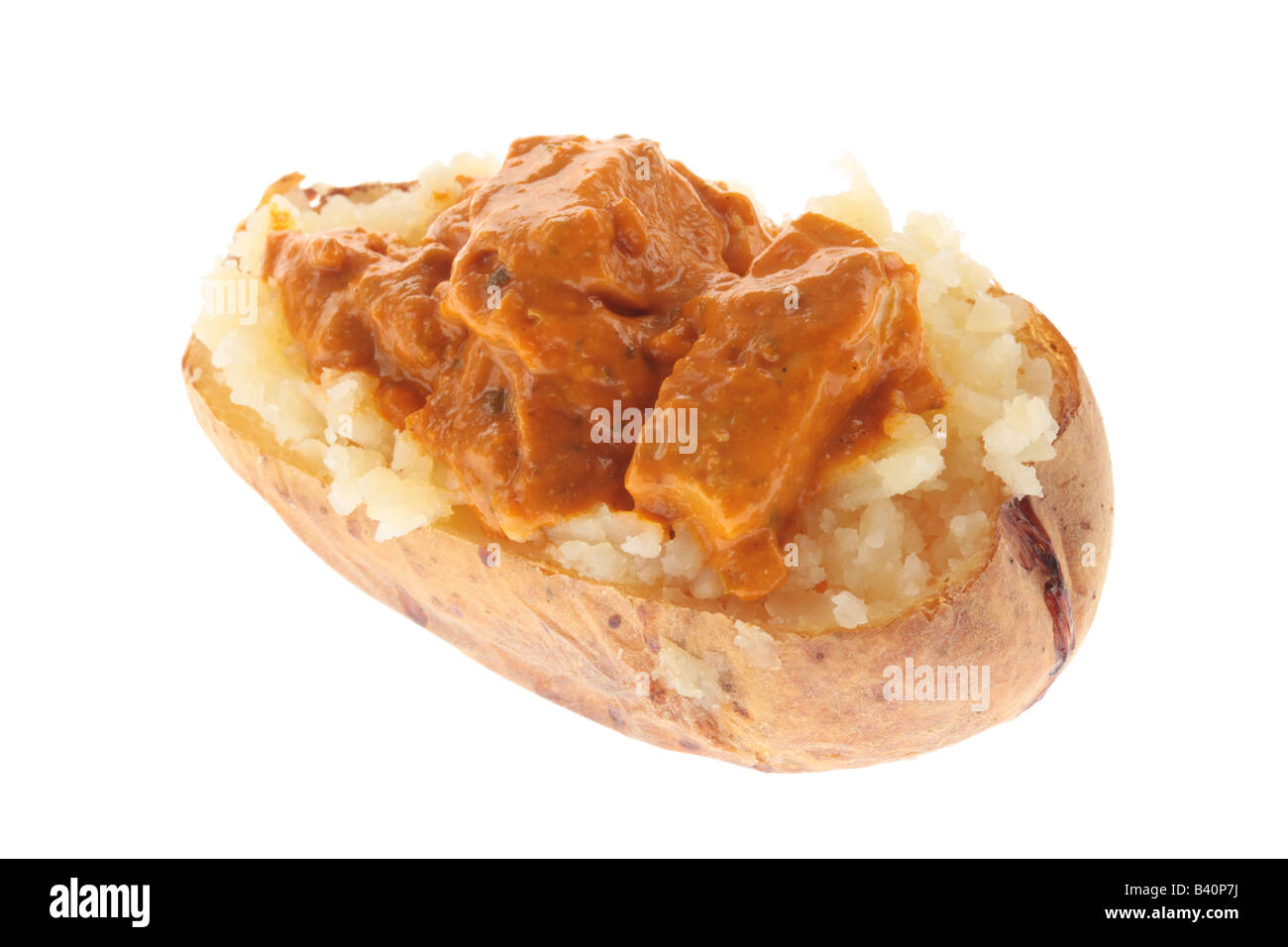 Jacket potato curry hi-res stock photography and images - Alamy