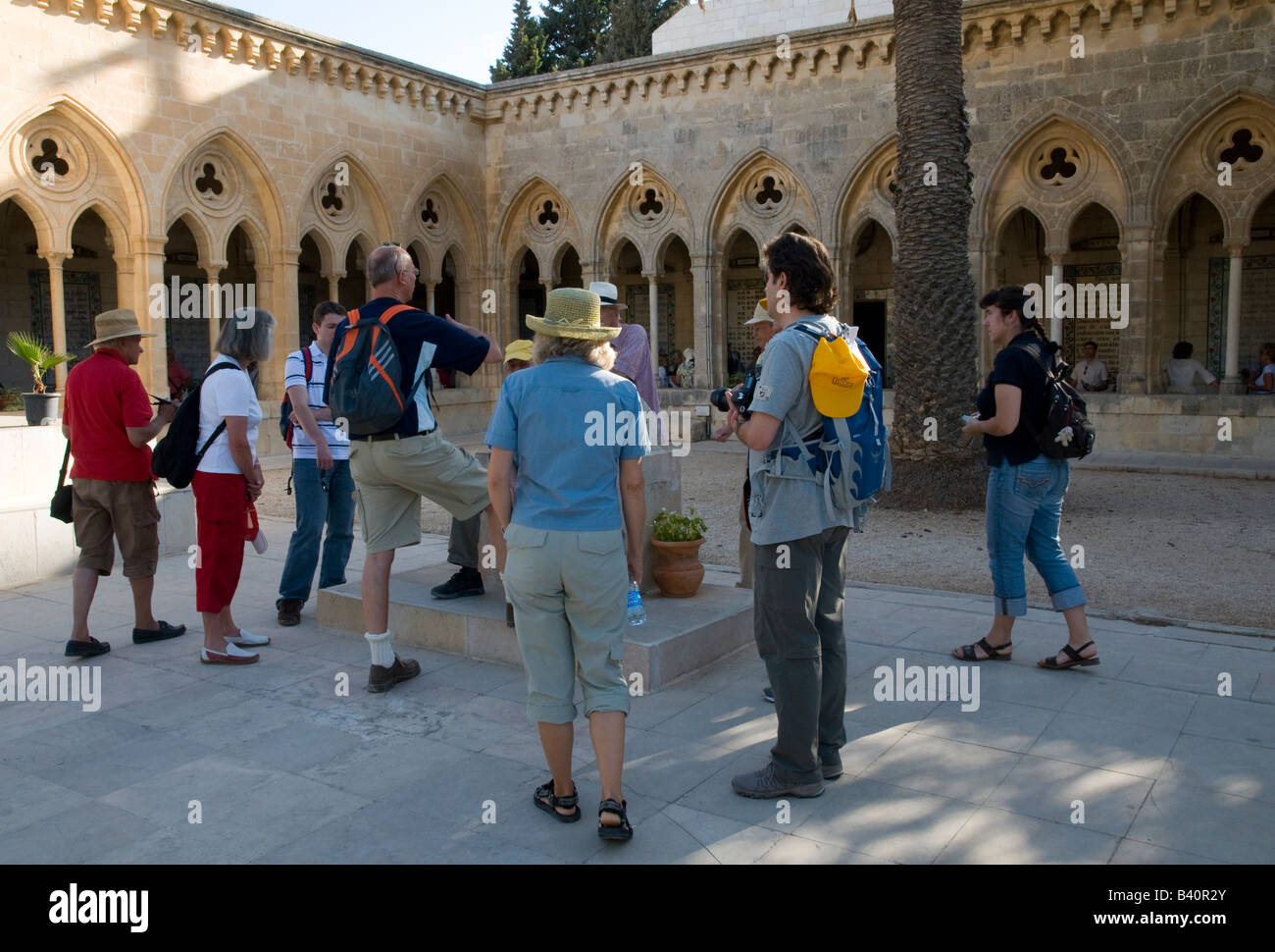 Israel Jerusalem Mount of Olives Carmel of the Pater Noster Stock Photo ...