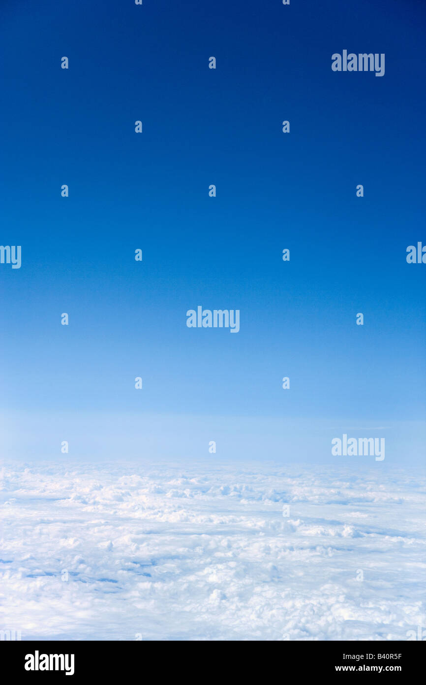 Aerial view of the horizon from an airplane Stock Photo - Alamy