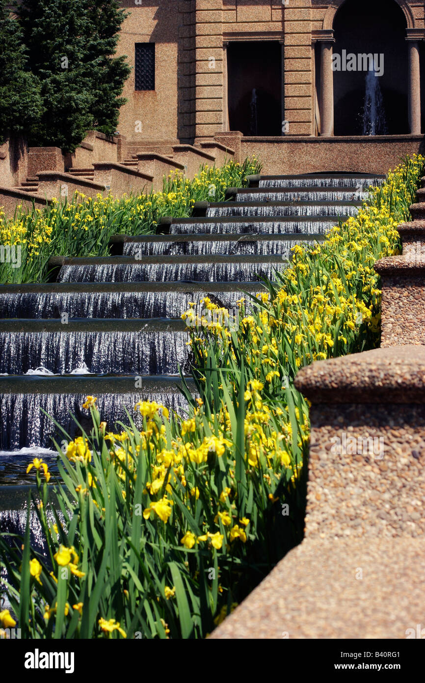 The thirteen basin cascade fountain in Meridian Hill Park Washington DC ...