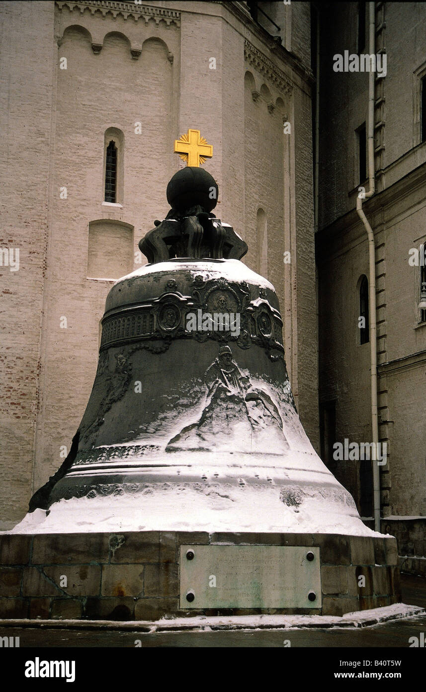 geography / travel, Russia, Moscow, Kremlin, Tsar bell, 1733 - 1735 ...