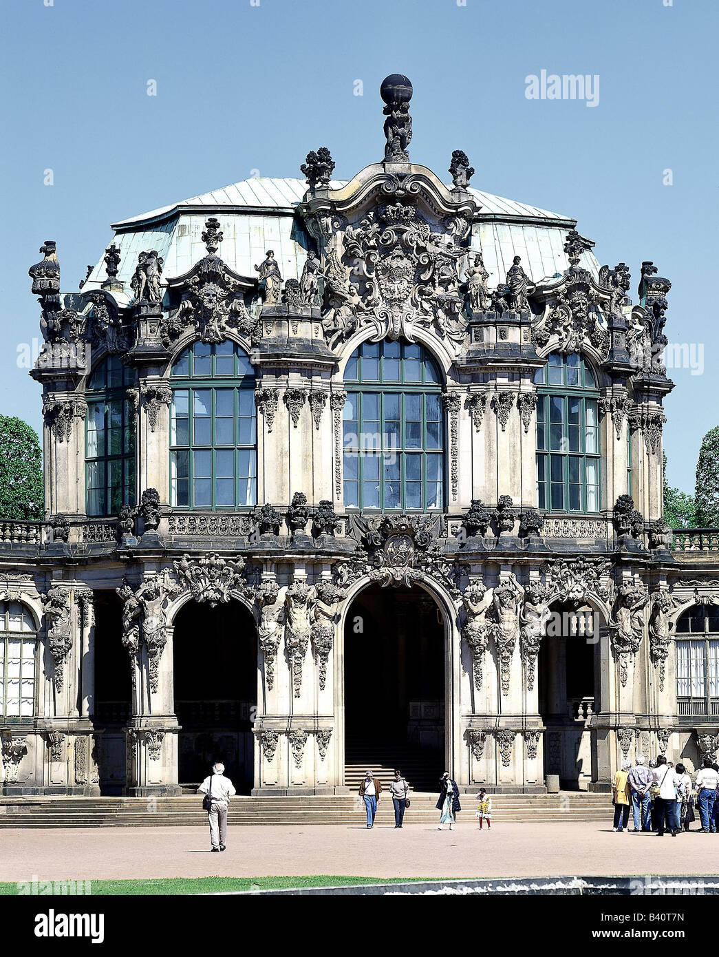 Zwinger wall pavilion dresden germany hi-res stock photography and ...