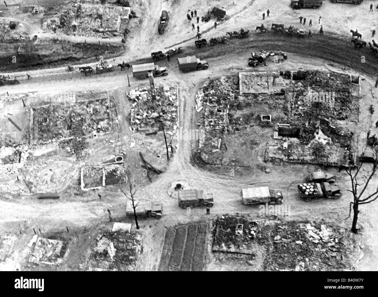 events, Second World War / WWII, Russia 1941, German advance, supply ...