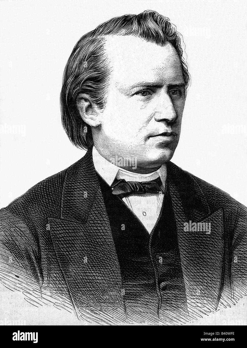 Brahms composer 1860 hi-res stock photography and images - Alamy