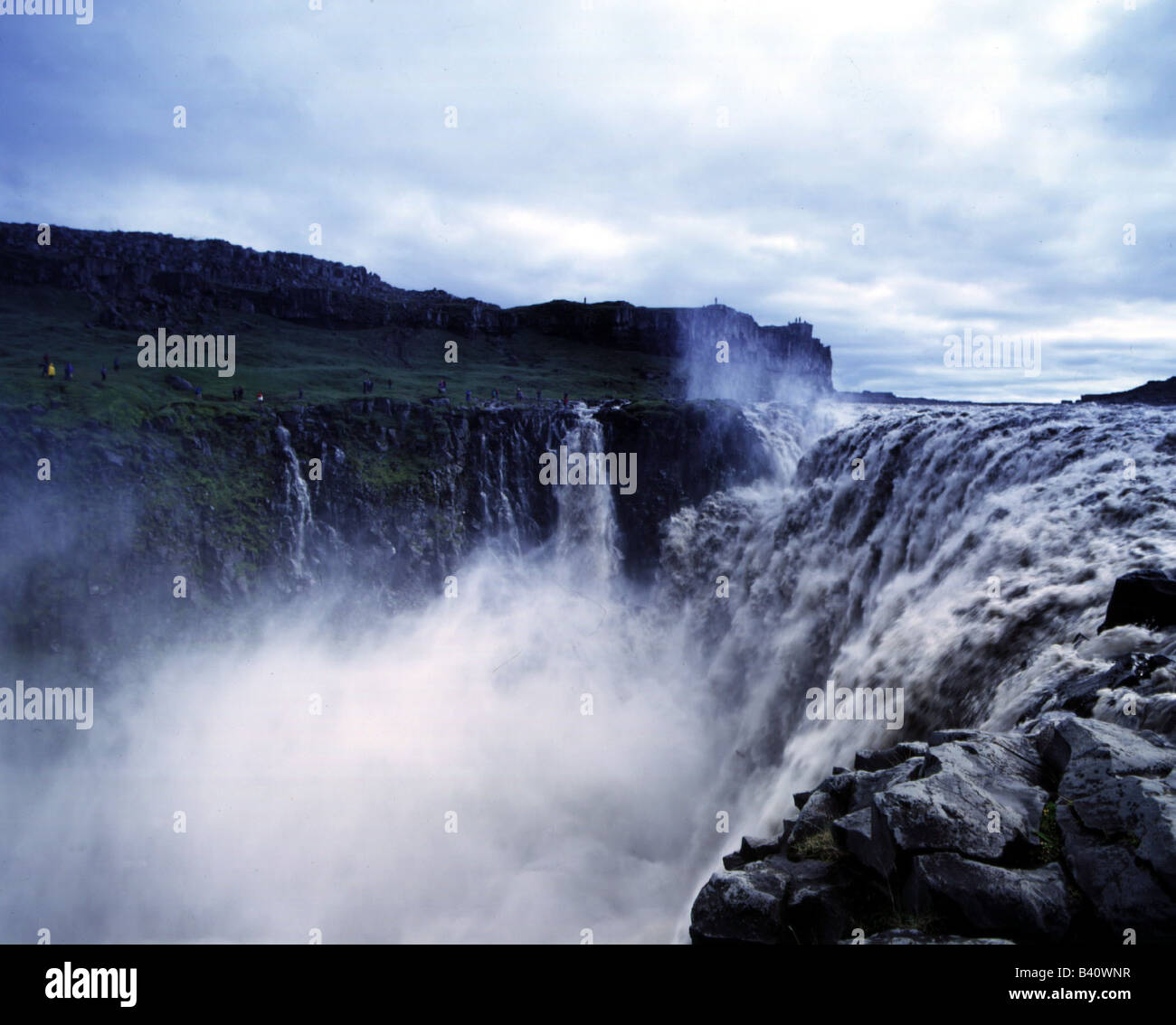 geography / travel, Iceland, waterfall Godafoss in the north of Iceland ...