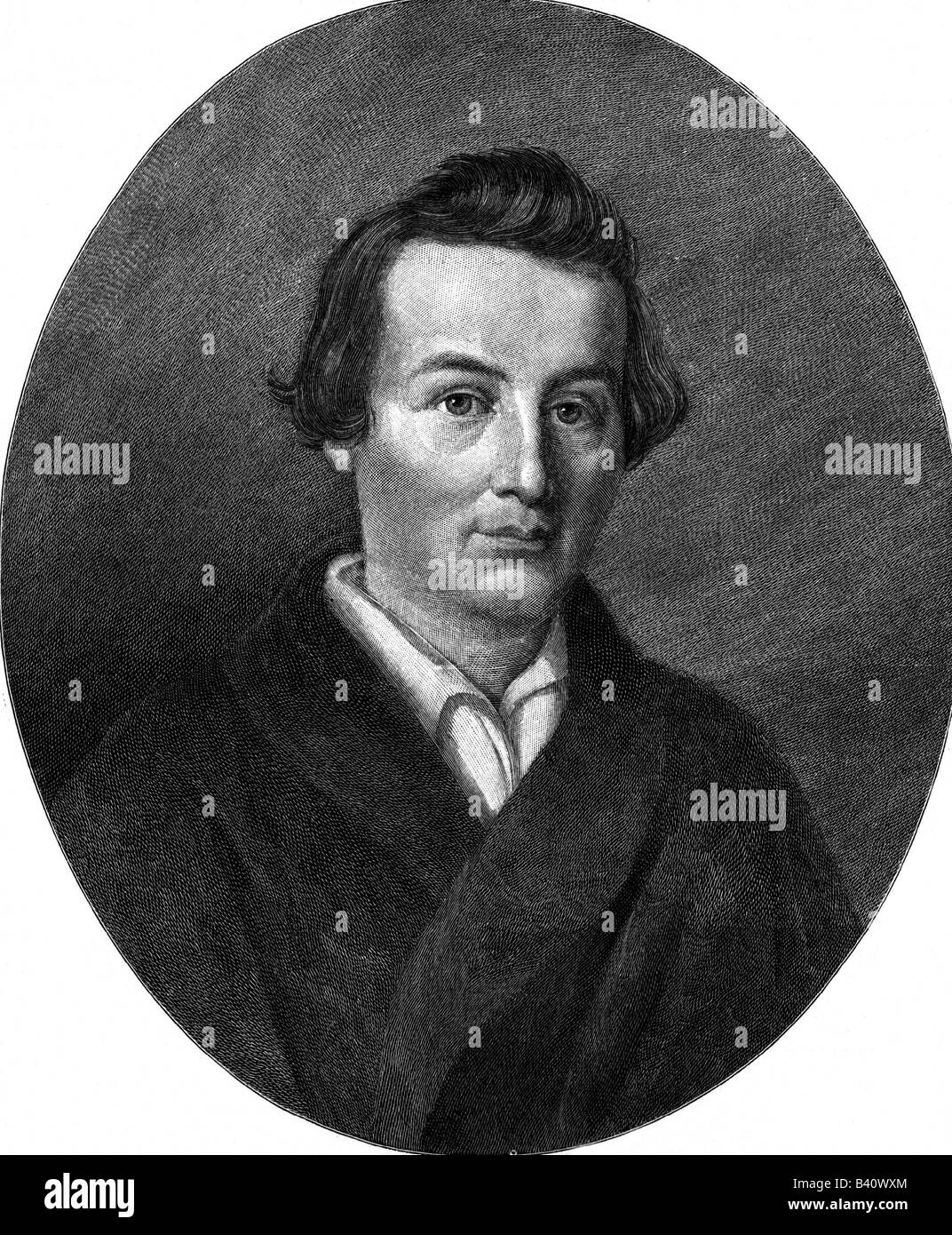 Portrait poet heinrich heine 1797 1856 hi-res stock photography and ...