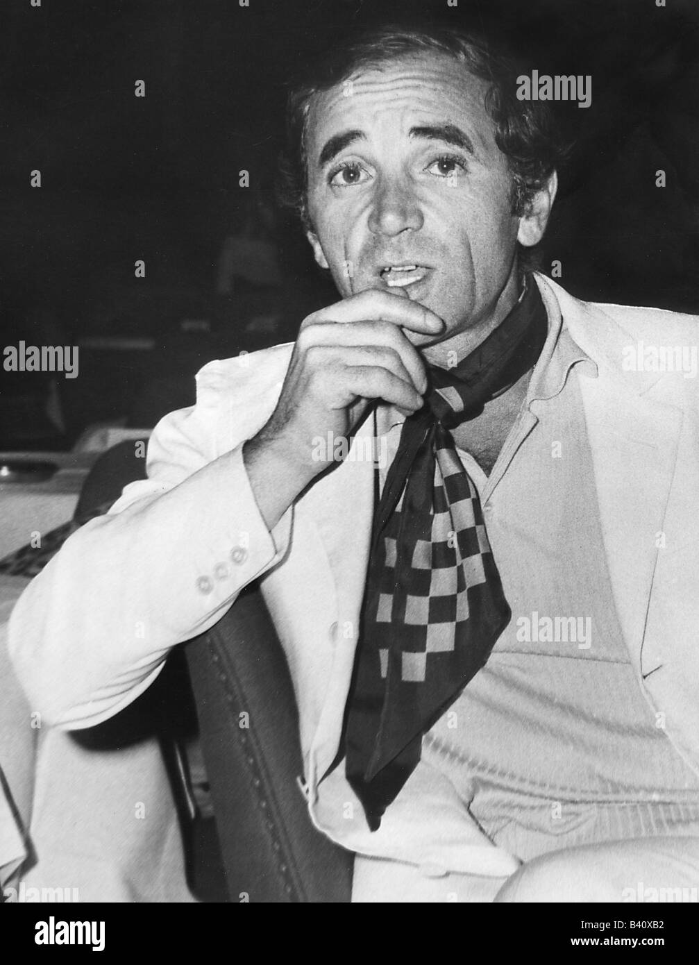 Charles aznavour 1970s hi-res stock photography and images - Alamy