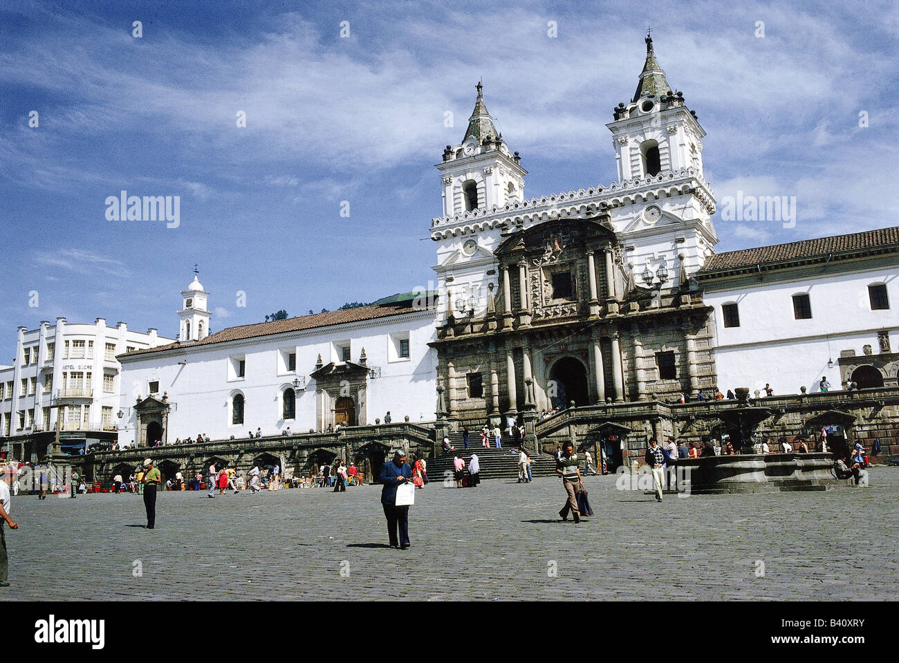 geography / travel, Ecuador, Quito, buildings, architecture, church San ...