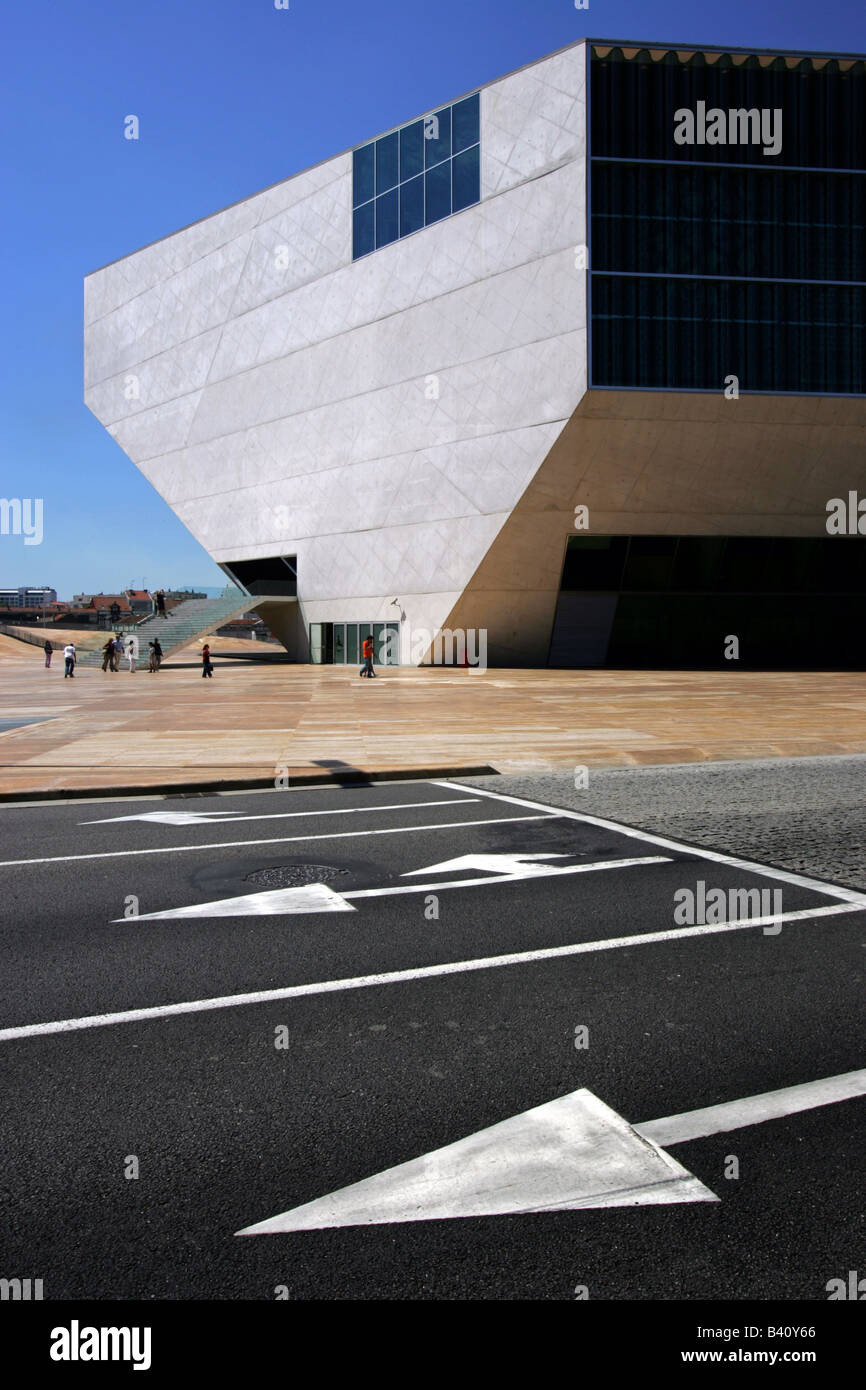 Casa da Música, major concert hall space in Porto, Portugal Stock Photo ...