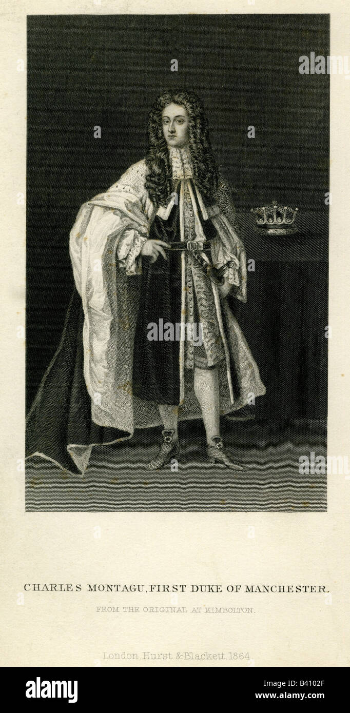 Charles montagu 1st duke of manchester hi-res stock photography and ...