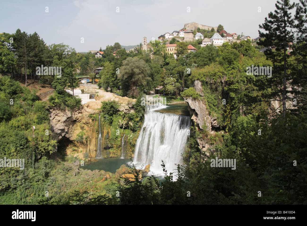 Jajce waterfall hi-res stock photography and images - Alamy