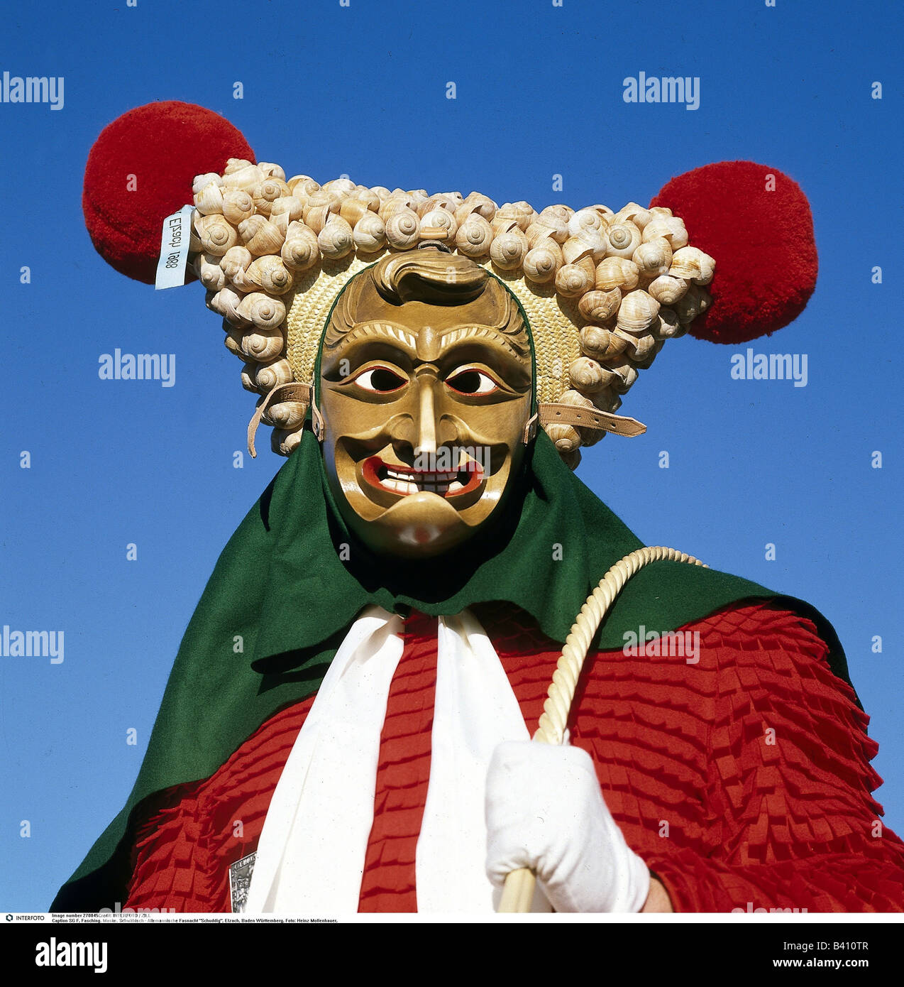 festivity, carnival, Schwäbisch - Allemannische Fasnacht, "Schuddig ...