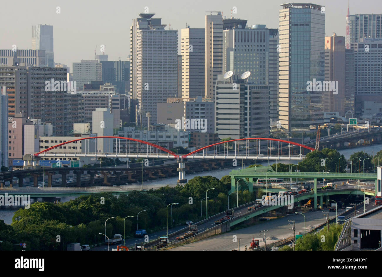 High Buildings of Waterfront Tokyo Japan Stock Photo - Alamy
