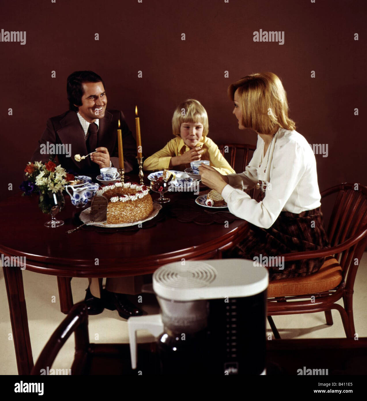 1970s Family Dinner