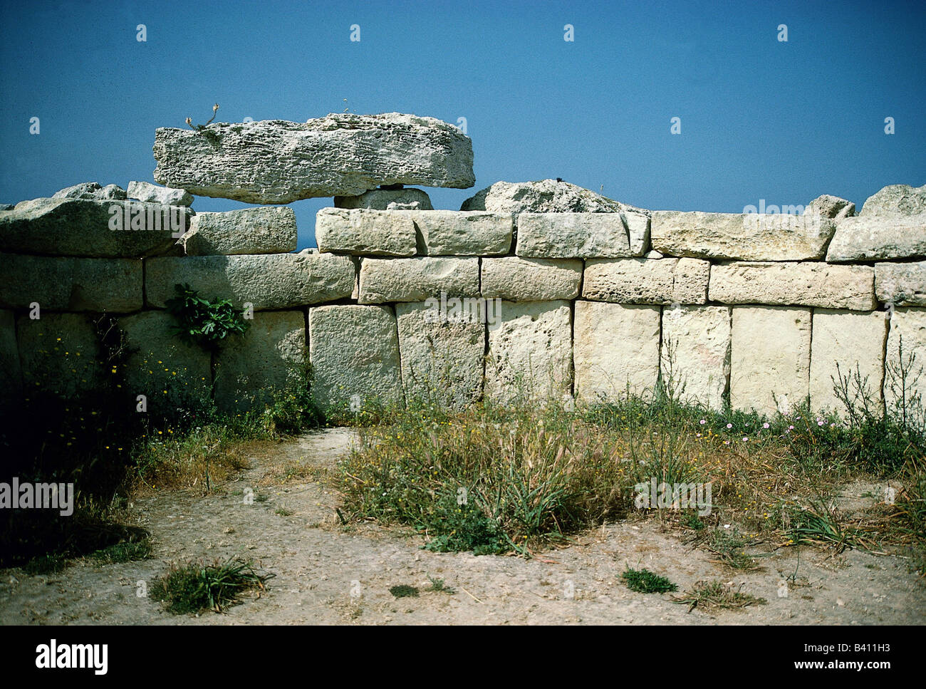 geography / travel, Malta, Mnajdra, temple area of megalith culture ...