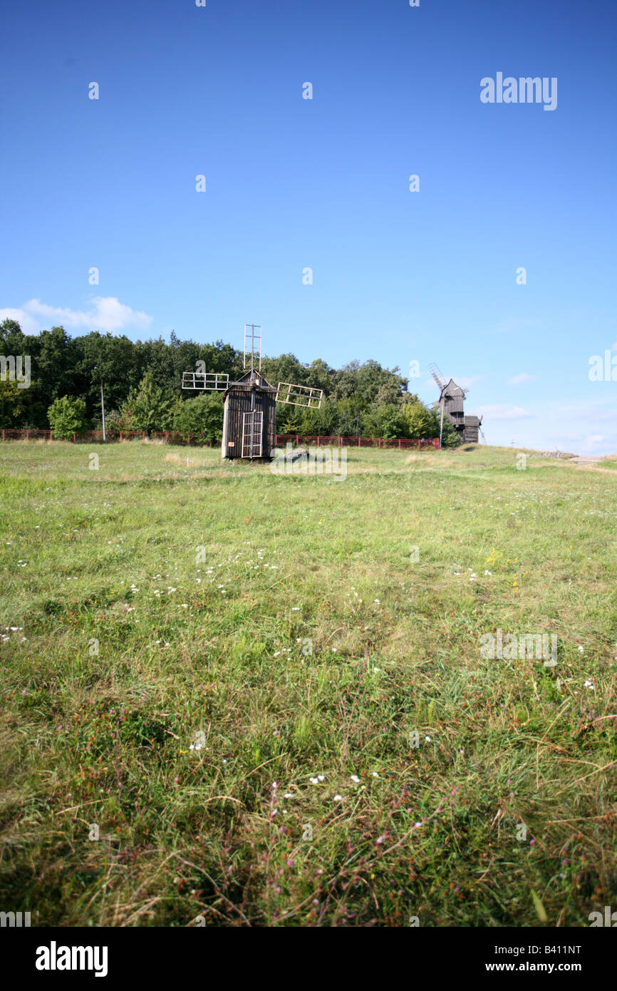 Windmill forest hi-res stock photography and images - Alamy