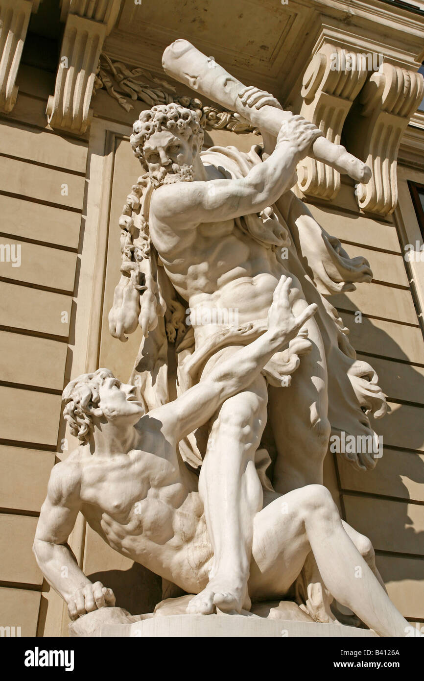 Statue outside the Hofburg Vienna Austria Stock Photo - Alamy