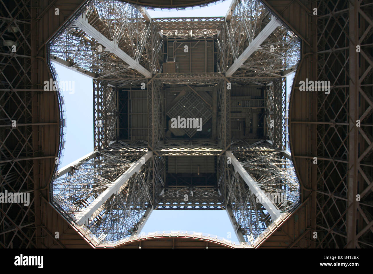 Eifel Tower from base Stock Photo - Alamy